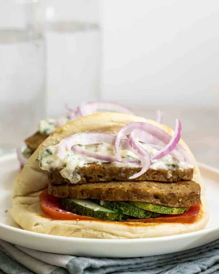 Vegan Gyros (with seitan gyro meat) – My Plantiful Cooking
