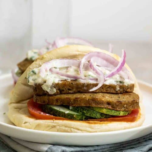 Vegan Gyros (with seitan gyro meat) – My Plantiful Cooking