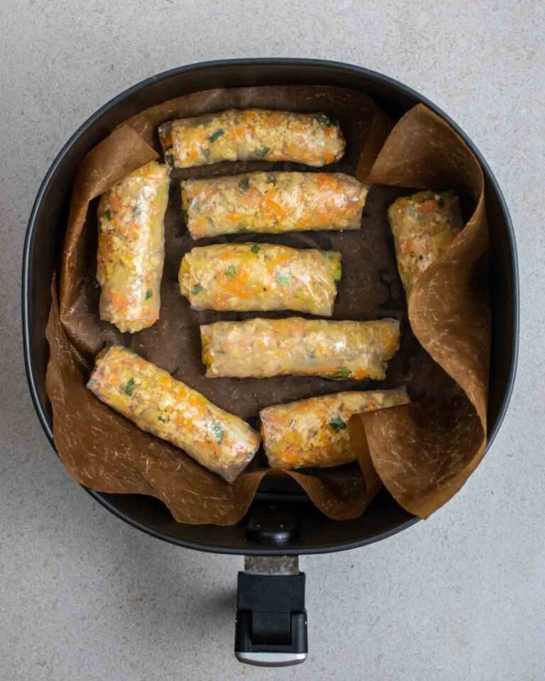 Crispy Air Fryer Rice Paper Rolls – My Plantiful Cooking