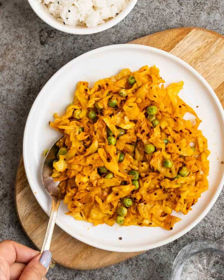 Cabbage Curry (Indian-style) – My Plantiful Cooking