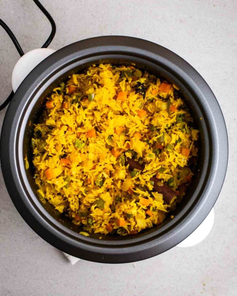 Rice Cooker Vegetable Biryani – My Plantiful Cooking
