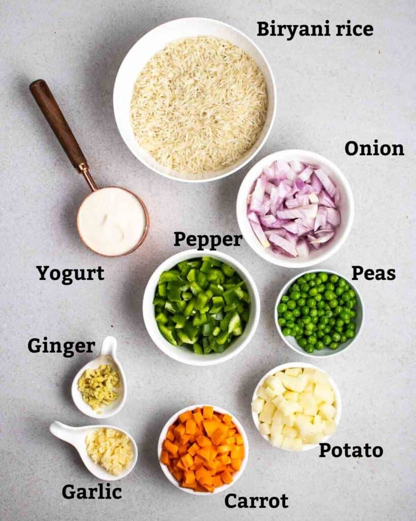 Rice Cooker Vegetable Biryani – My Plantiful Cooking