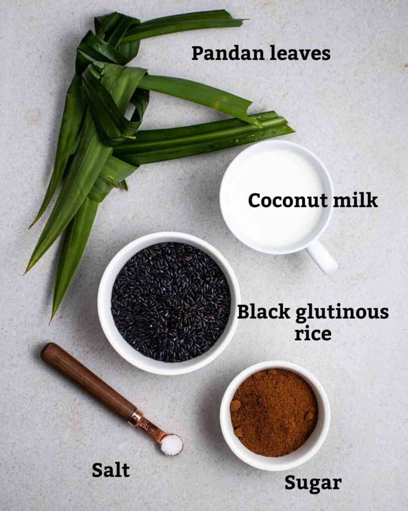 Creamy Black Glutinous Rice Dessert – My Plantiful Cooking