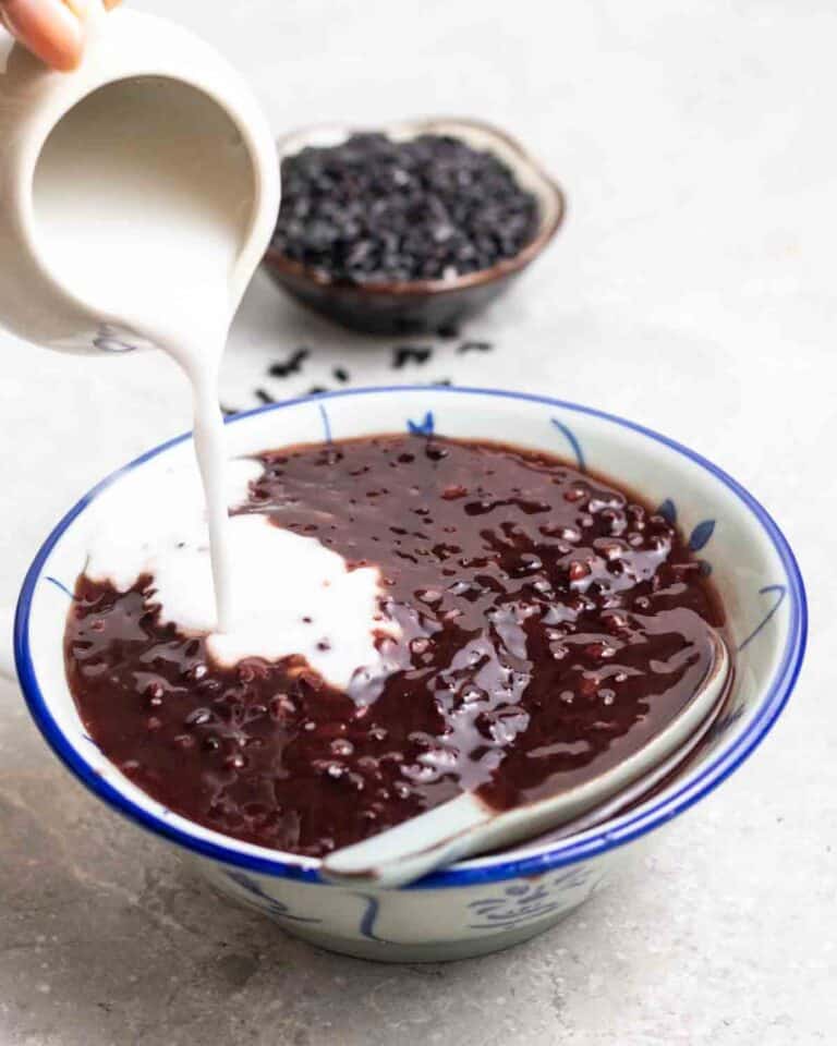 Creamy Black Glutinous Rice Dessert – My Plantiful Cooking