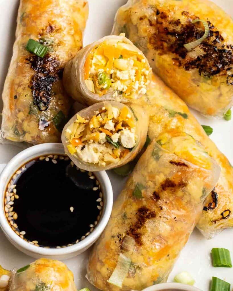 Rice Paper Egg Rolls – My Plantiful Cooking