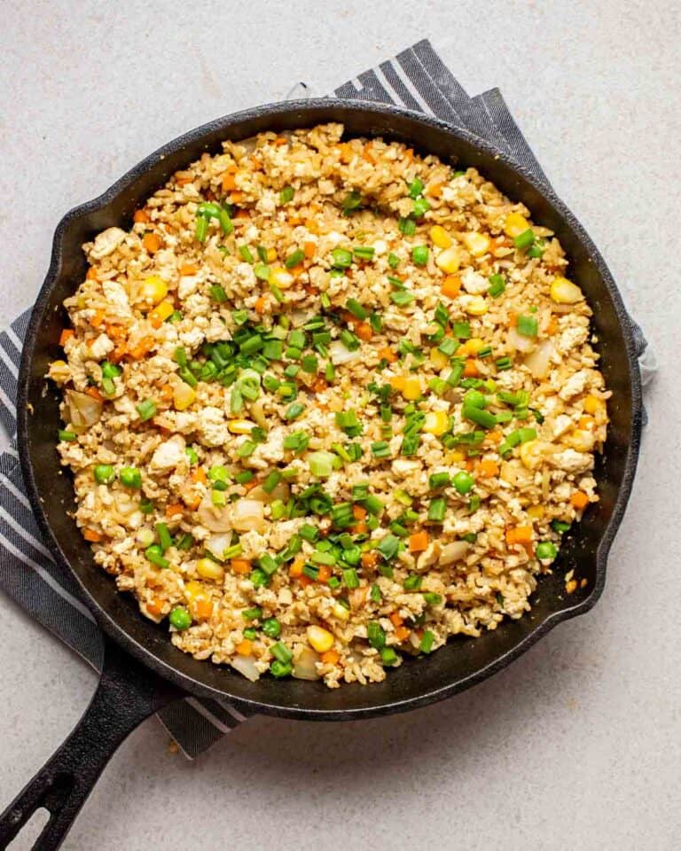 Tofu Fried Rice – My Plantiful Cooking
