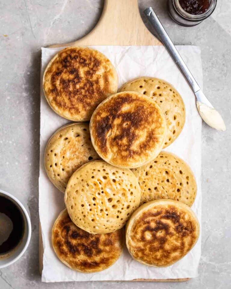 Vegan Crumpets – My Plantiful Cooking