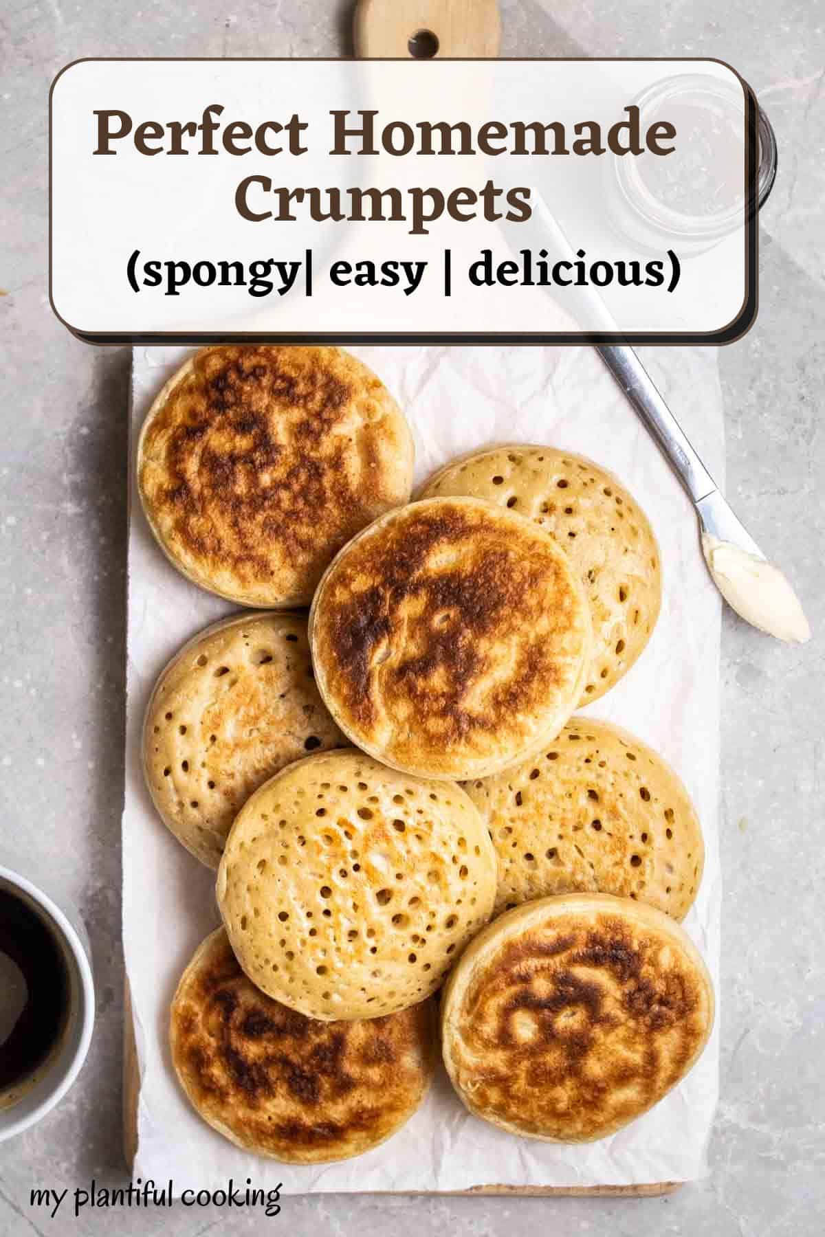 Vegan Crumpets – My Plantiful Cooking