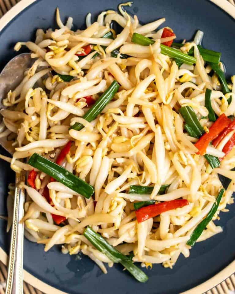 Chinese Bean Sprouts Stir-fry – My Plantiful Cooking