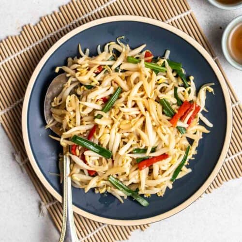 Chinese Bean Sprouts Stir-fry – My Plantiful Cooking