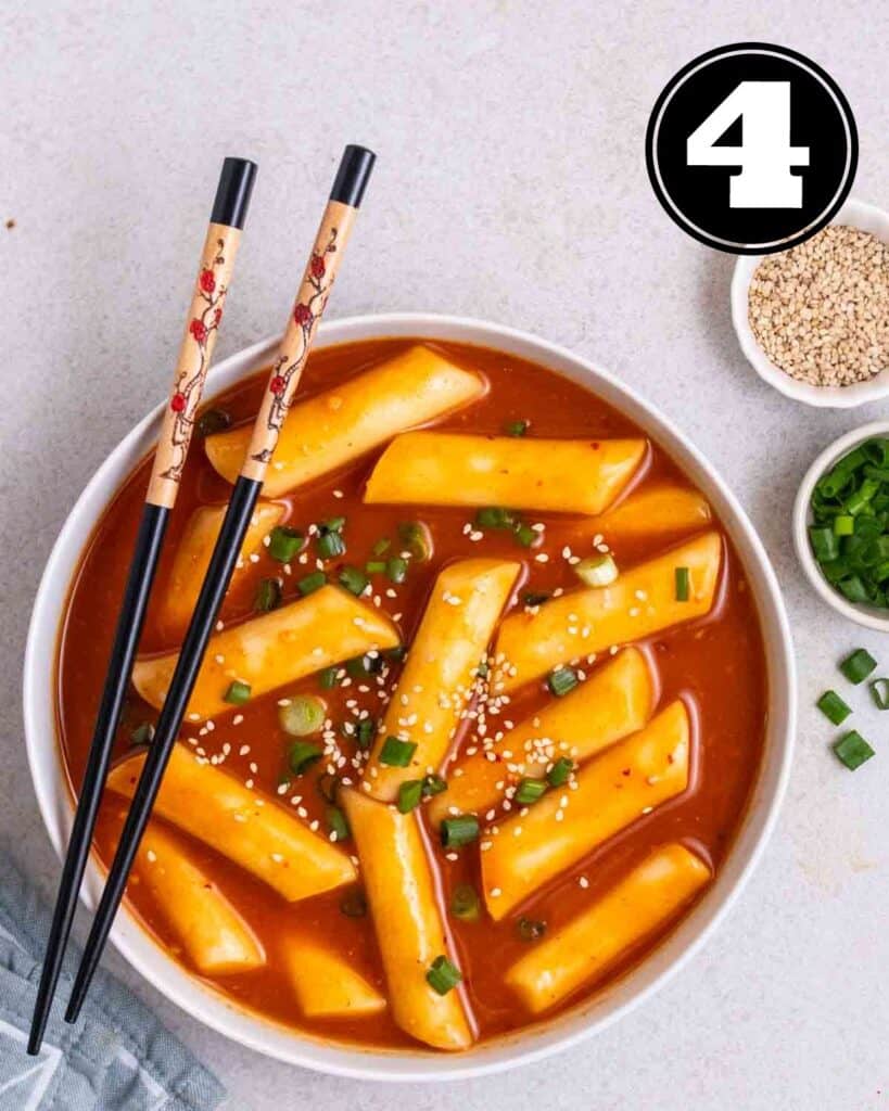 Vegan Tteokbokki (spicy rice cakes) – My Plantiful Cooking
