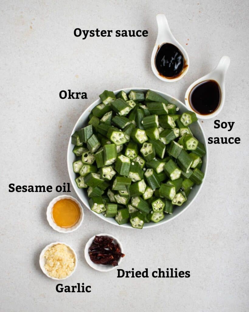 Chinese Okra Stir-fry – My Plantiful Cooking