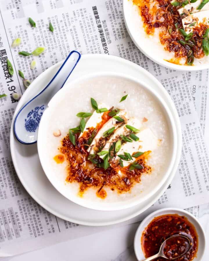 Creamy Rice Cooker Congee – My Plantiful Cooking