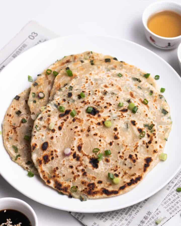 Flaky Vegan Scallion Pancakes – My Plantiful Cooking