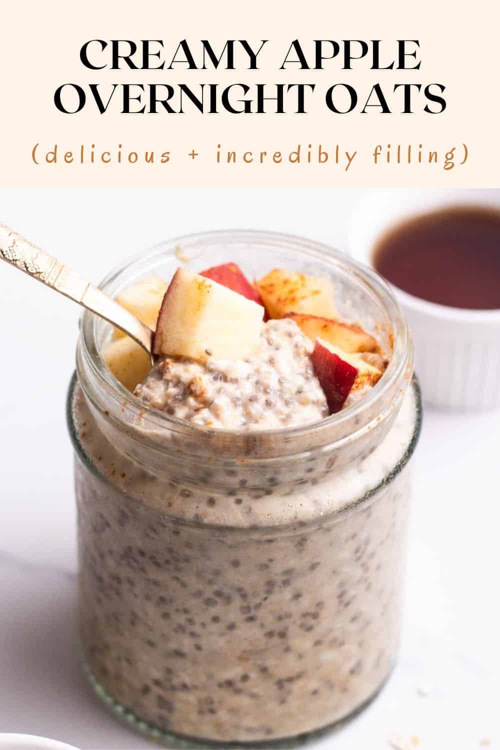 Creamy Applesauce Overnight Oats – My Plantiful Cooking