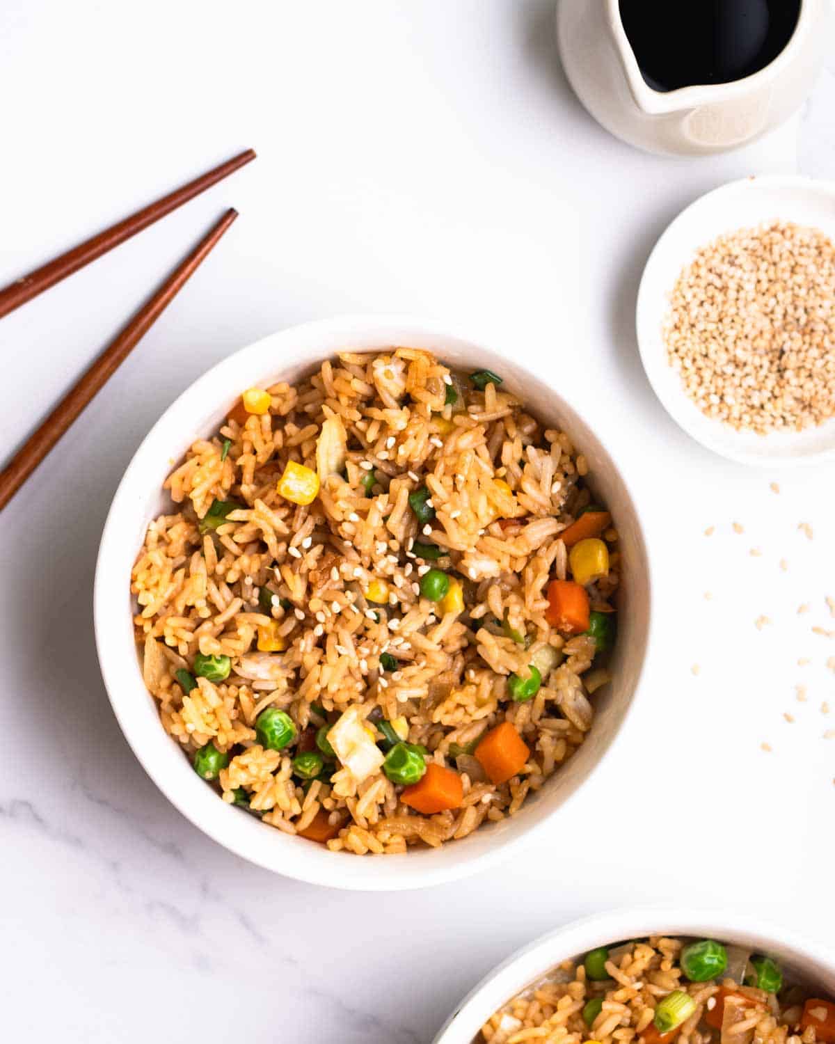 Frozen Vegetable Fried Rice – My Plantiful Cooking
