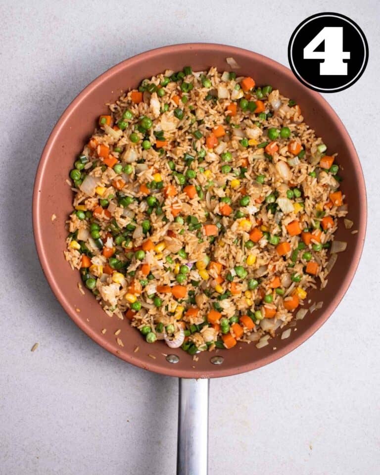 Frozen Vegetable Fried Rice – My Plantiful Cooking