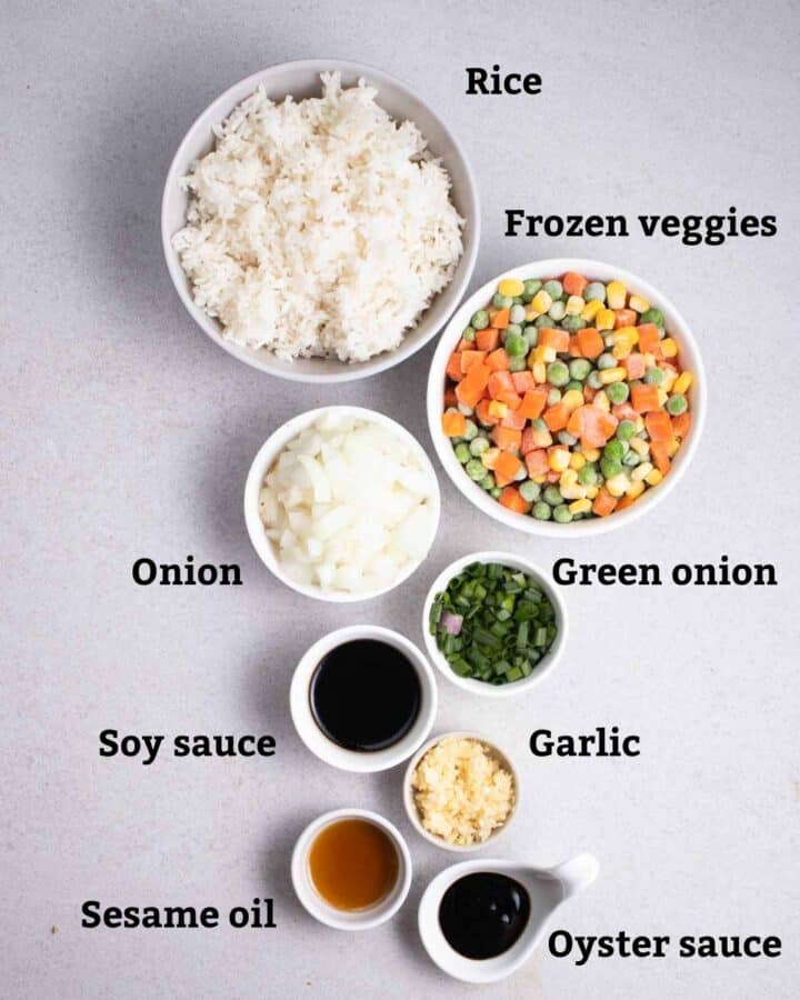 Frozen Vegetable Fried Rice – My Plantiful Cooking