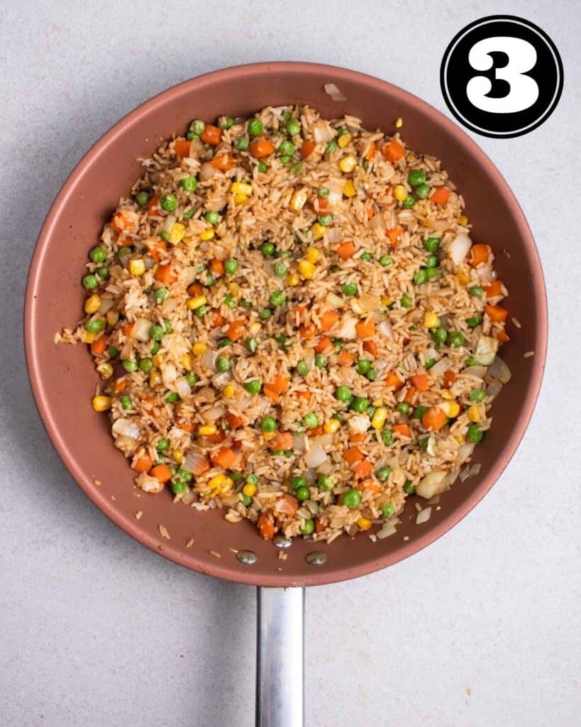 Frozen Vegetable Fried Rice – My Plantiful Cooking