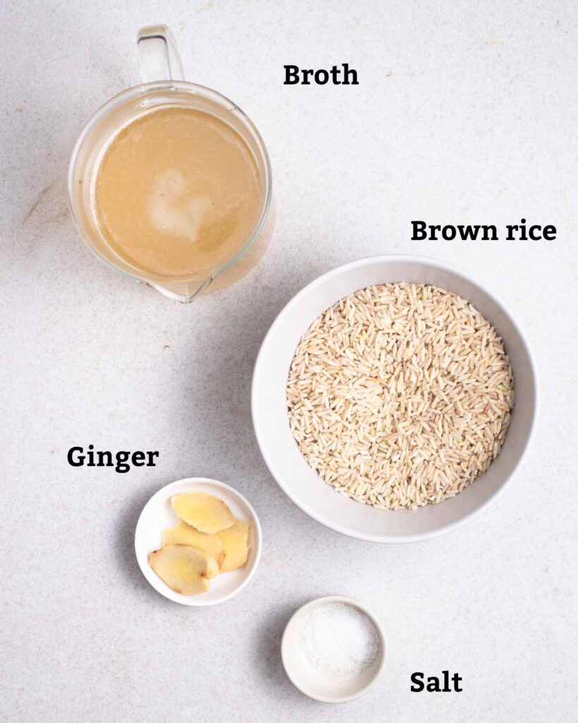 Creamy Brown Rice Congee – My Plantiful Cooking