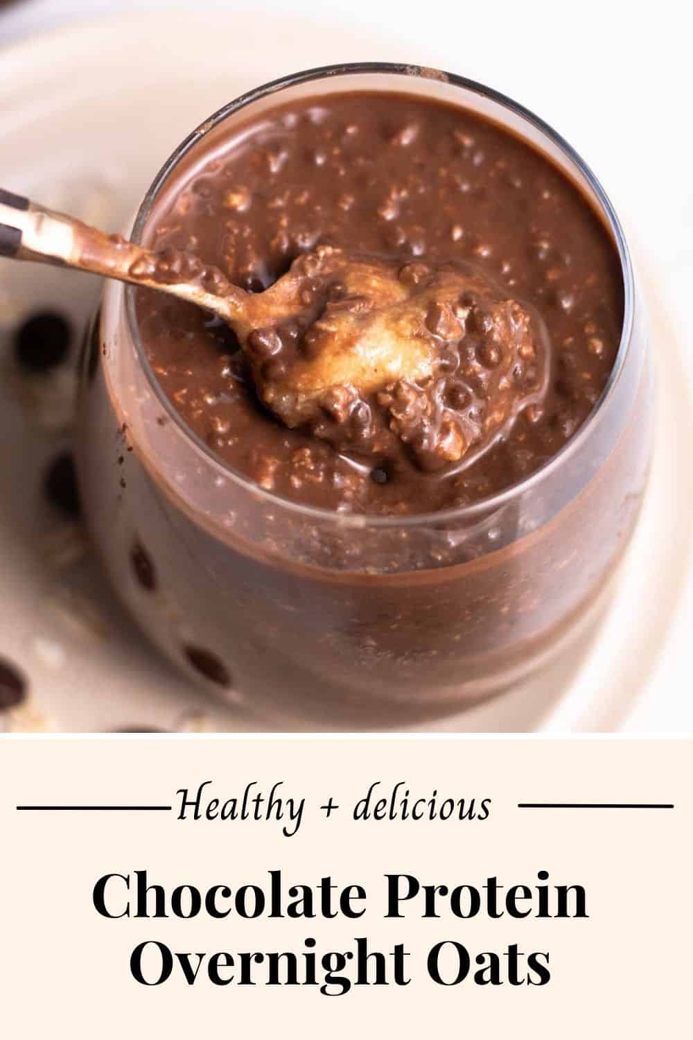 Chocolate Protein Overnight Oats – My Plantiful Cooking