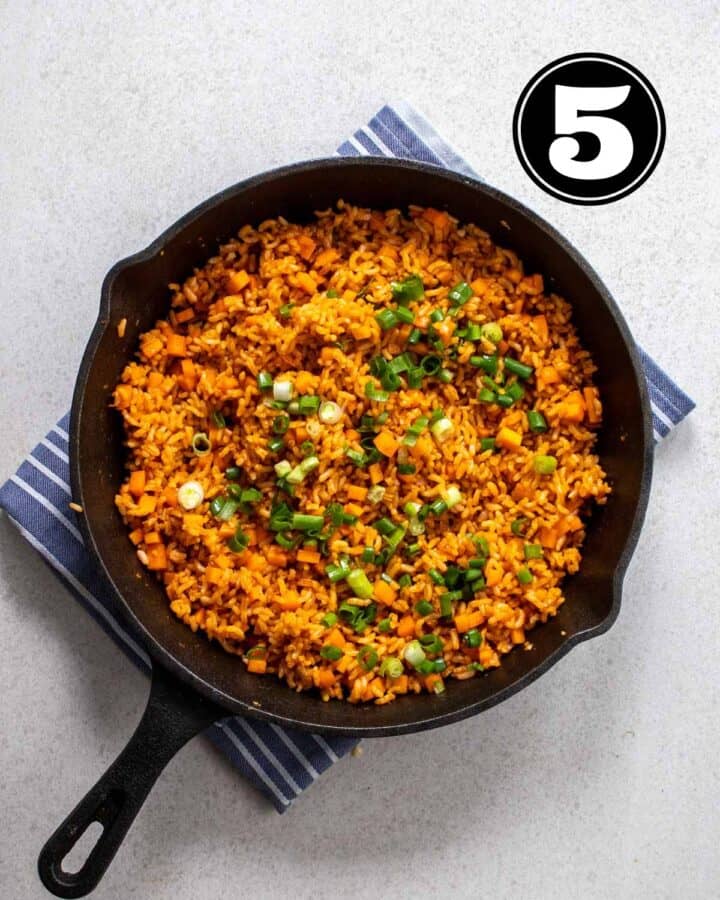 Korean Gochujang Fried rice – My Plantiful Cooking