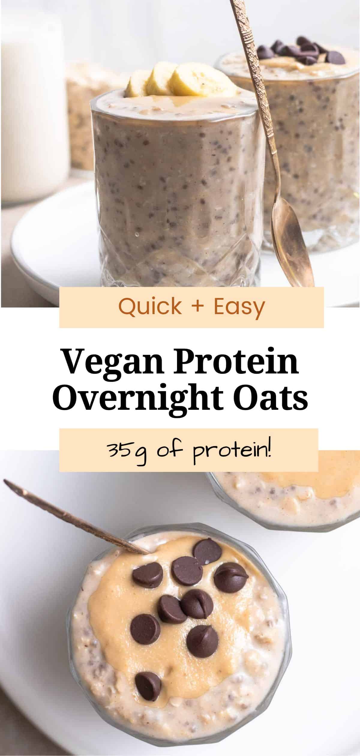 Vegan Protein Overnight Oats – My Plantiful Cooking