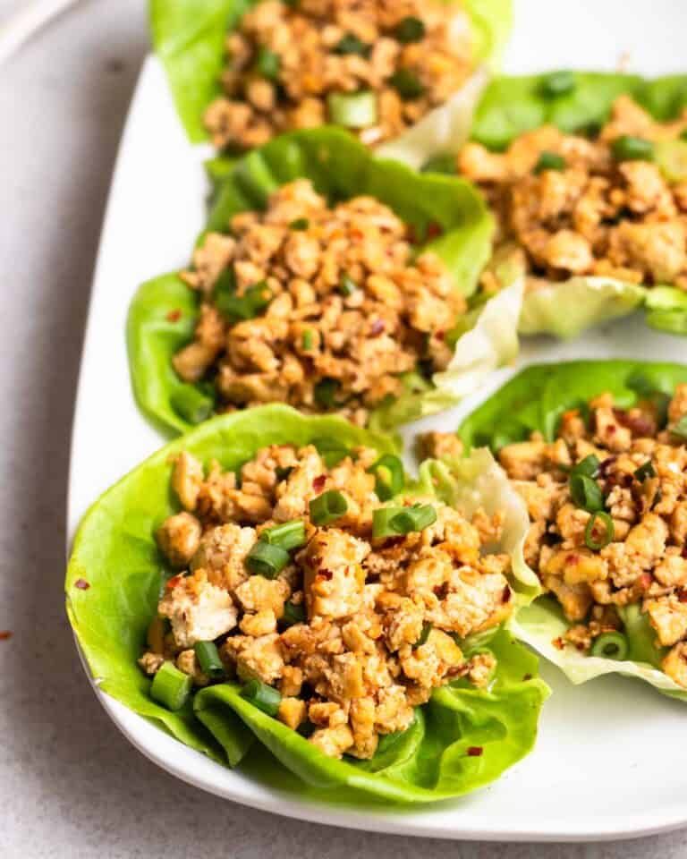 PF Chang's Tofu Lettuce Wraps – My Plantiful Cooking