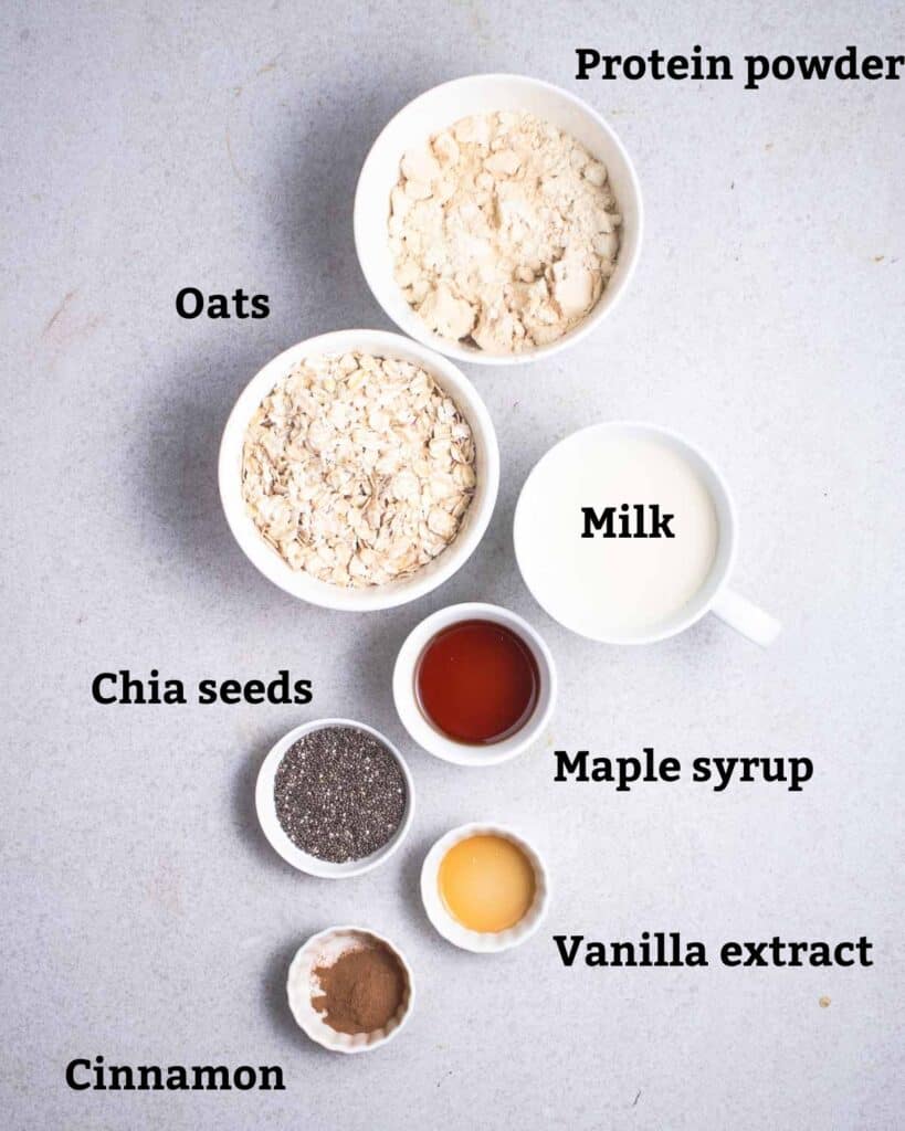 Vegan Protein Overnight Oats – My Plantiful Cooking