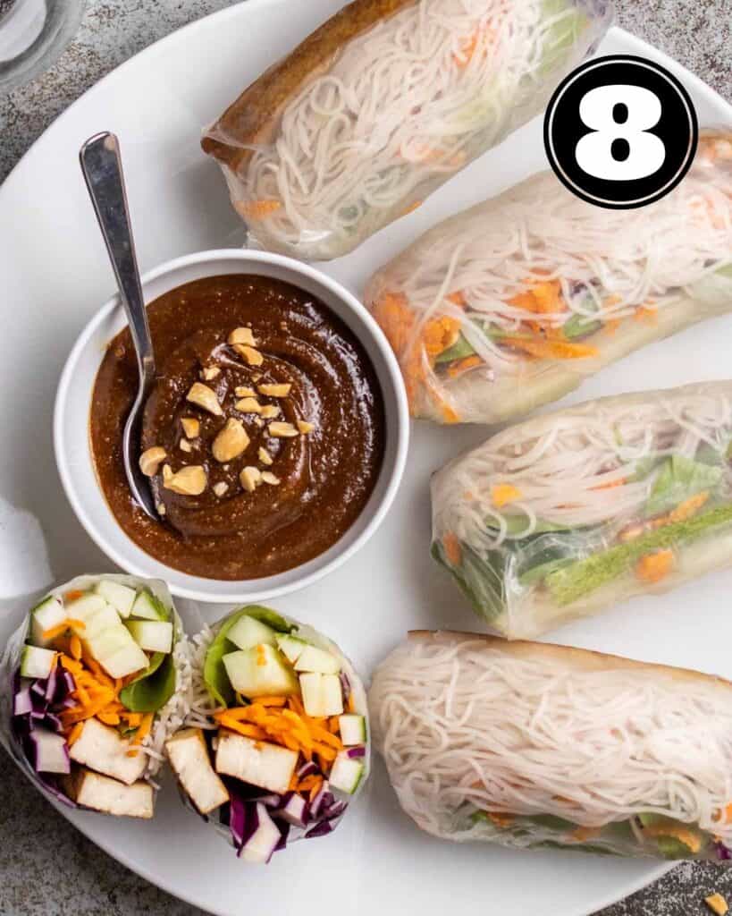 Fresh Thai Spring Rolls – My Plantiful Cooking