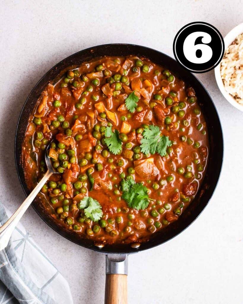 Indian Green Peas Curry (green peas masala) – My Plantiful Cooking
