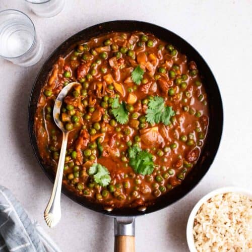 Indian Green Peas Curry (green peas masala) – My Plantiful Cooking